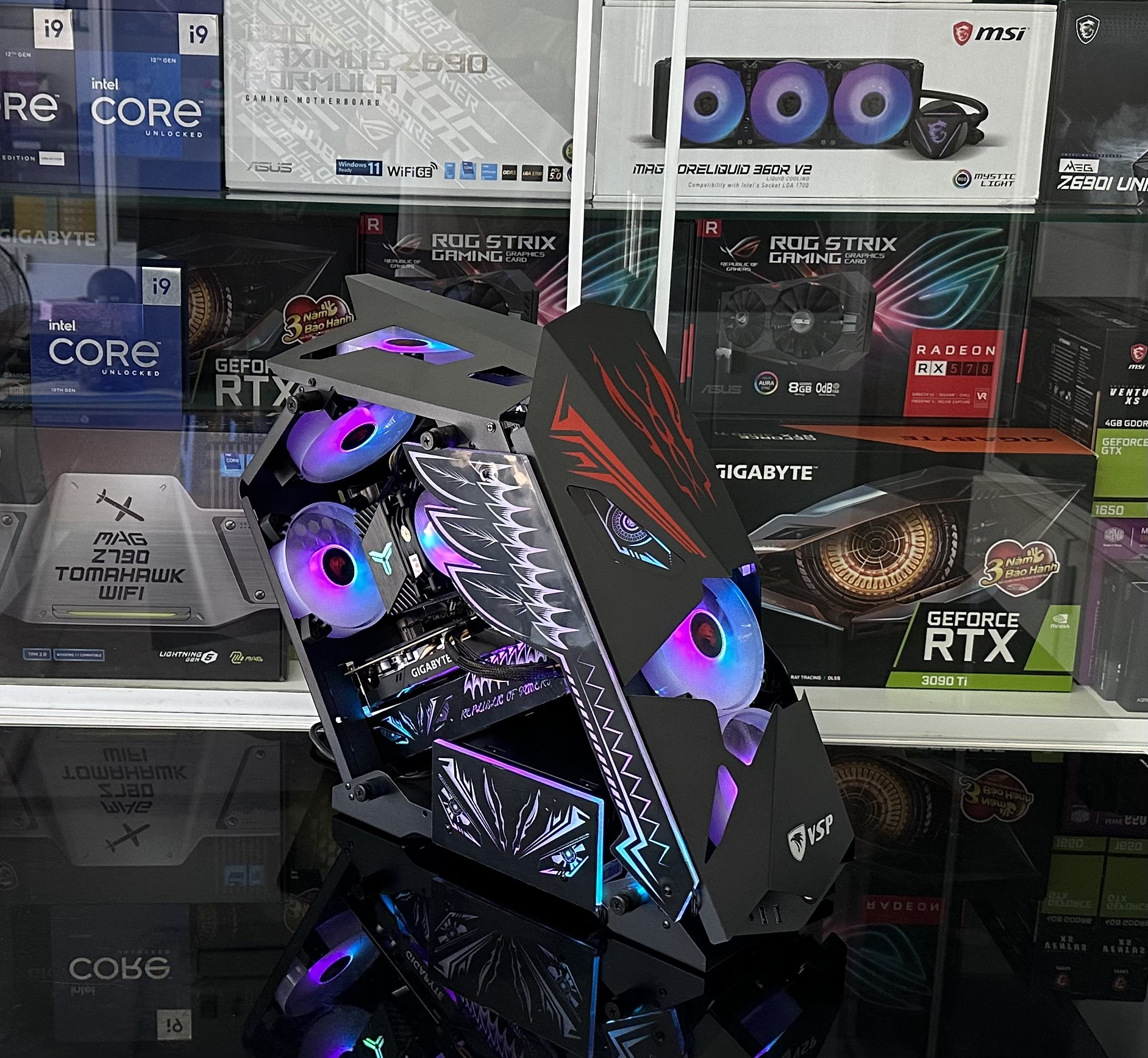 Case VSP ES3 kèm 6 fan led RGB